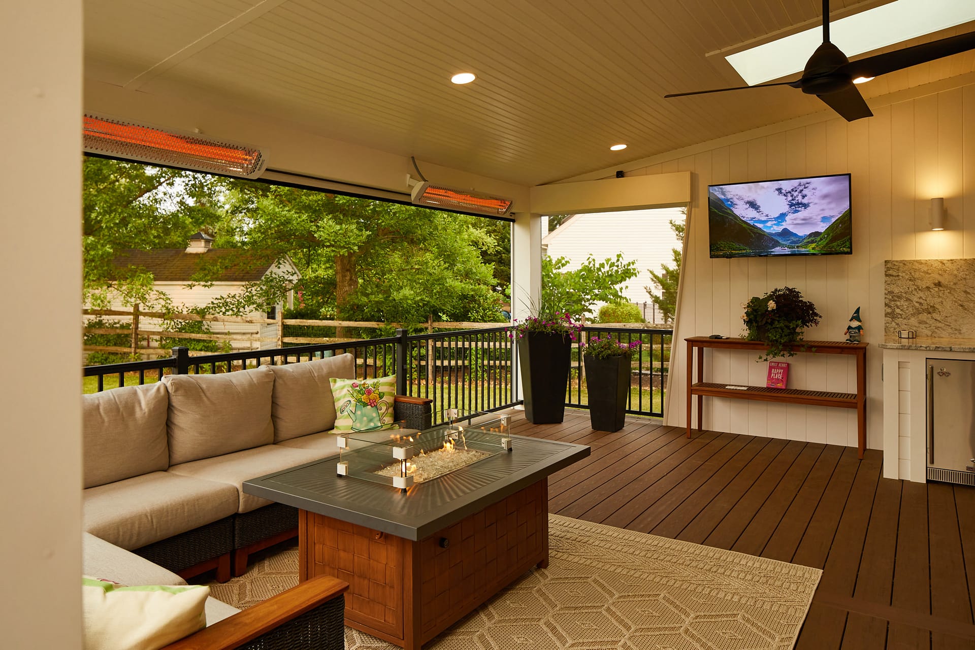 How to Use Your Outdoor Living Space All Year Long